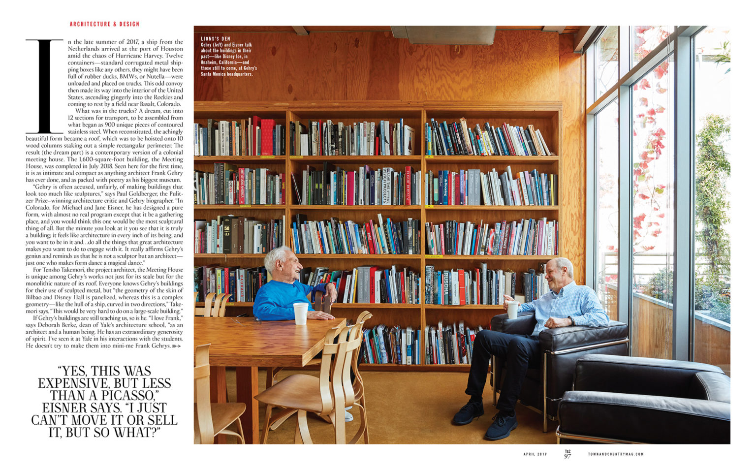 New Work by Christopher Sturman for Town & Country - Art Department